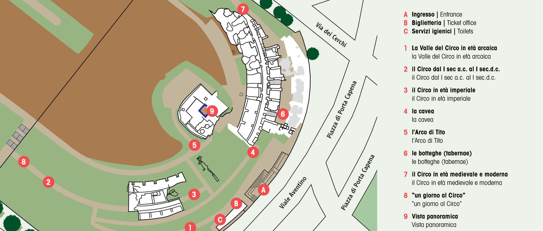 mappa | Circo Maximo Experience - La storia attraverso la realtà ...